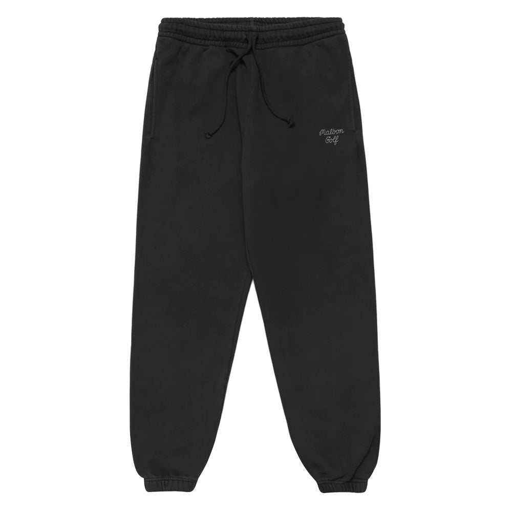 Malbon Script Golf Sweatpants Black Fw22 Men Golfio