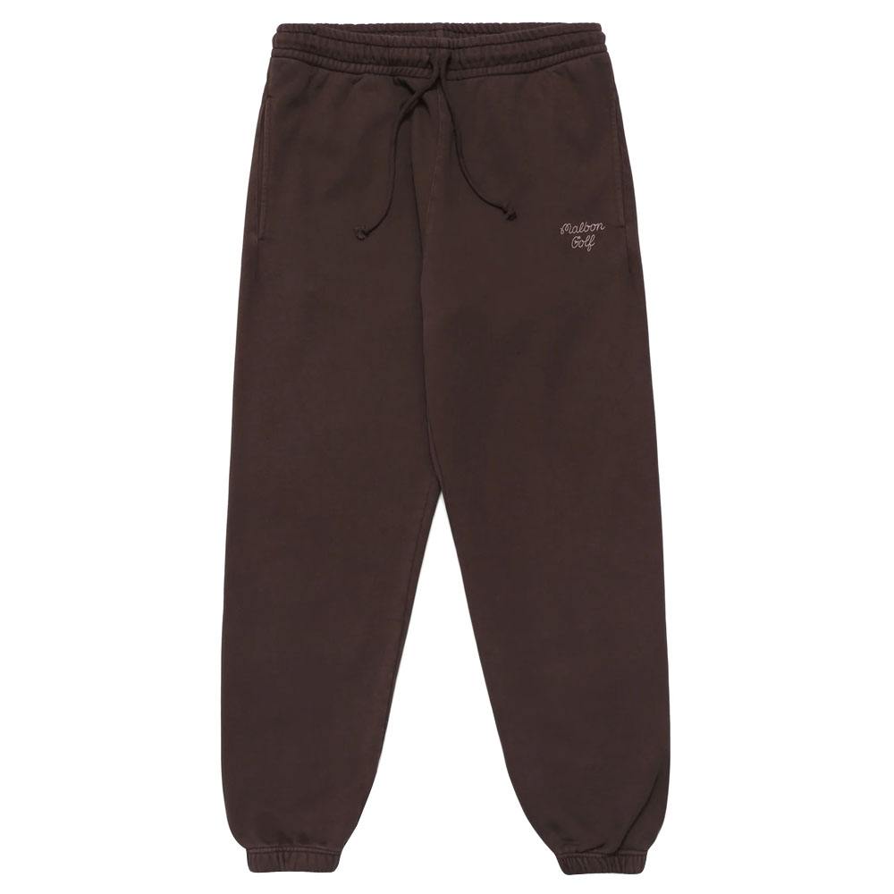 Malbon Script Golf Sweatpants Brown Fw22 Men Golfio