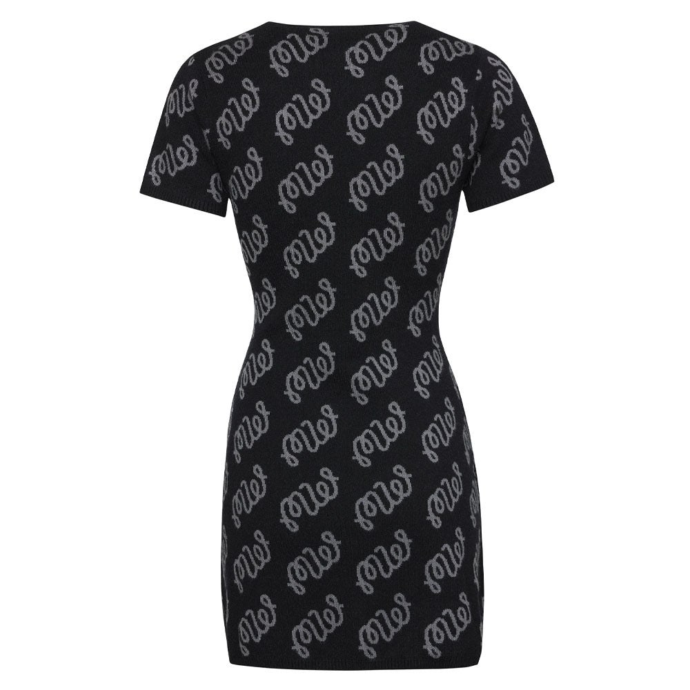 Malbon Poppy Golf Dress Black Fw23 Women Golfio