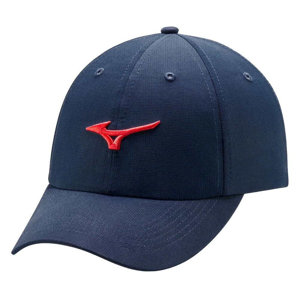 Mizuno Tour Adjustable Lightweight Golf Cap Navy/Red - 22 Men – Golfio