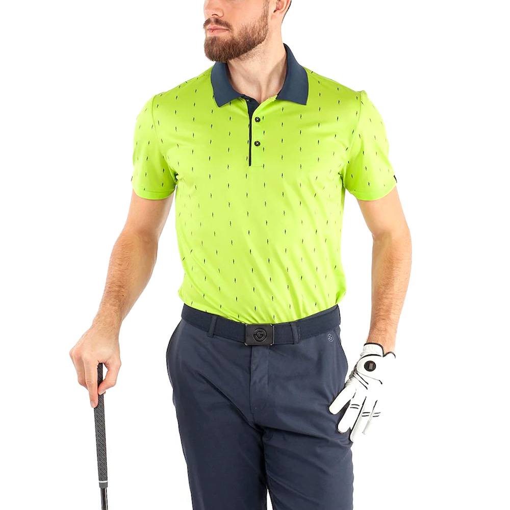 Galvin Green Mayson Ventil8 Plus Golf Polo Lime/Navy - SS22 Men – Golfio