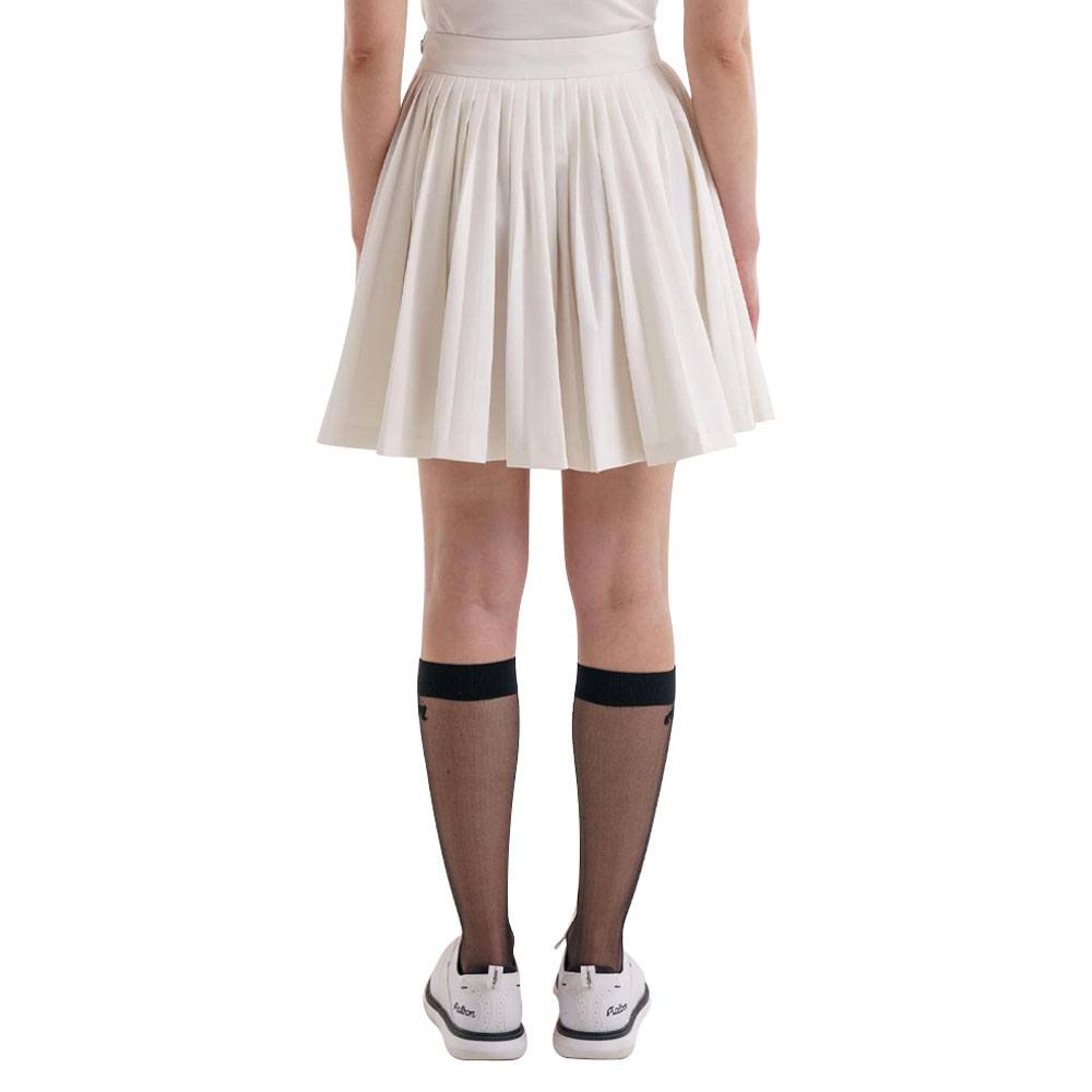 Malbon Kate Golf Skirt White - SU23 Women – Golfio