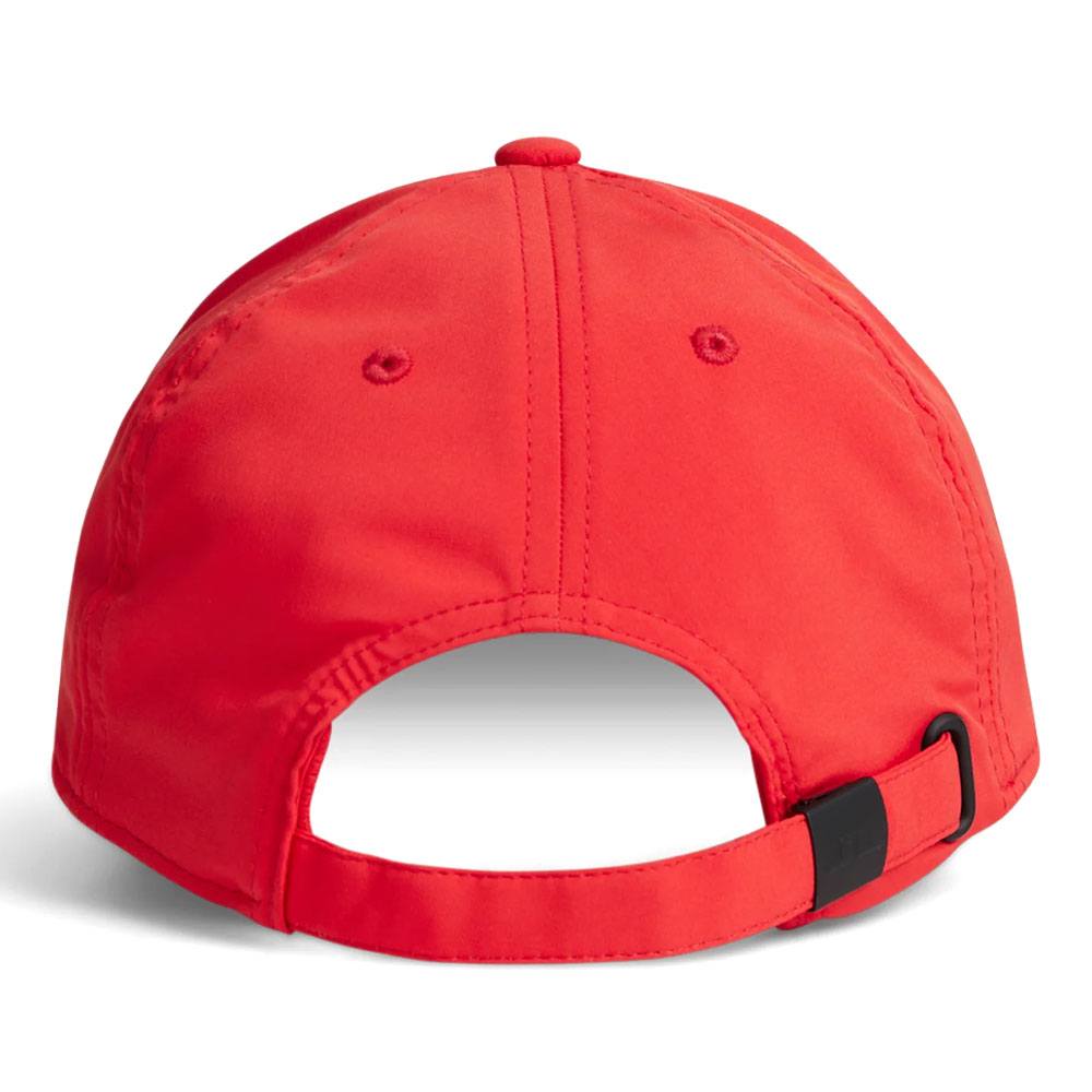 J.Lindeberg Angus Golf Cap Fiery Red - FW23 – Golfio