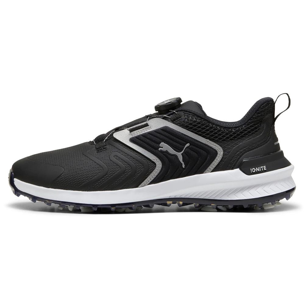 PUMA Ignite Innovate Disc Golf Shoes Black/White - 24 Men – Golfio