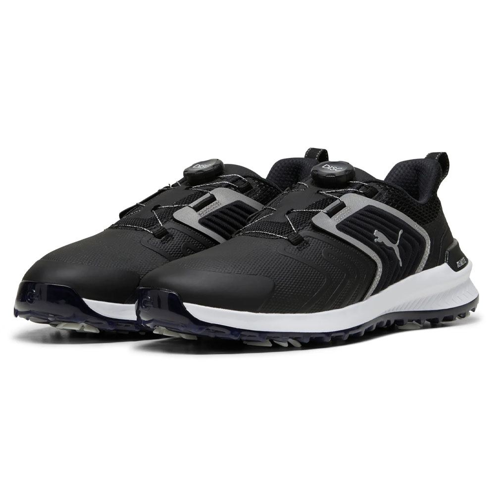 PUMA Ignite Innovate Disc Golf Shoes Black/White - 24 Men – Golfio