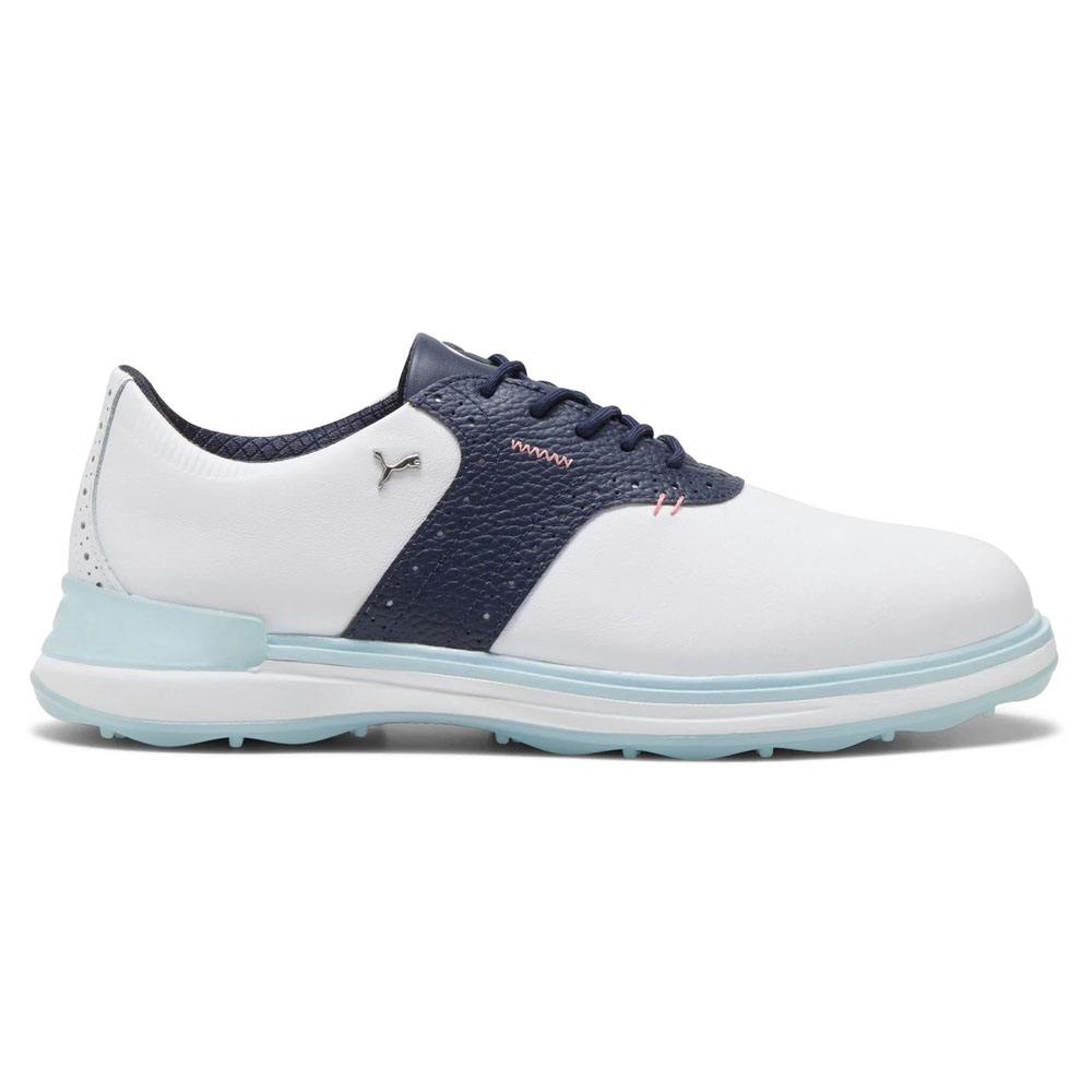 PUMA Avant Spikeless Golf Shoes White/Deep Navy - 24 Men – Golfio