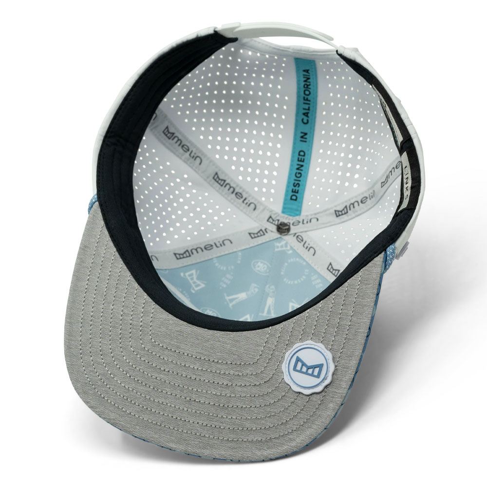 Melin Hydro Trenches Links Golf Cap Blue Argyle - SU24 Men – Golfio