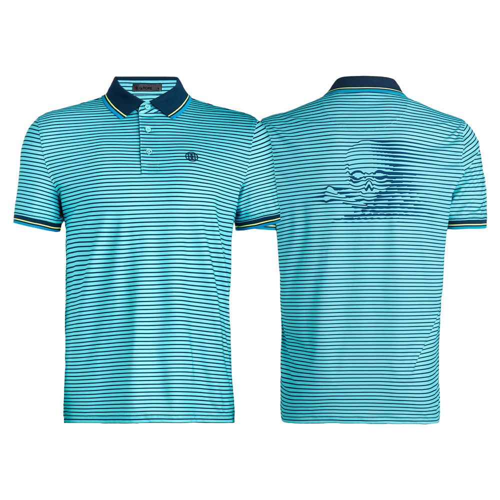 Gfore Skull & Tees 3D Tech Jersey Golf Polo Storm - SP24 Men – Golfio
