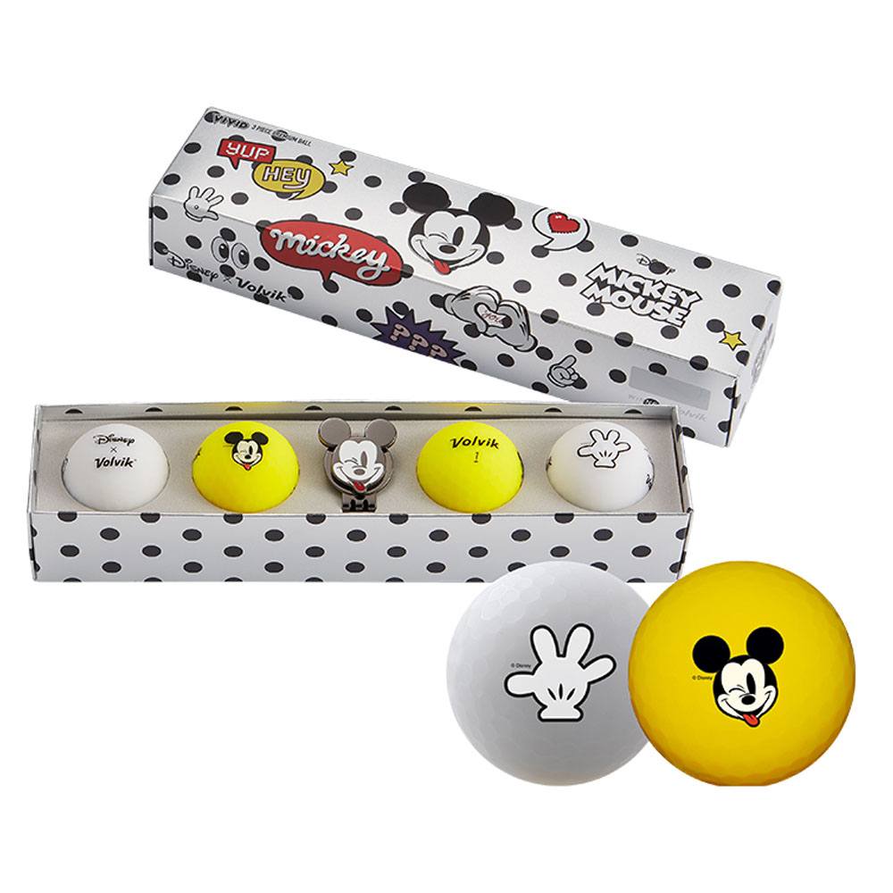 Volvik Disney Friends Gift Set 4-Balls w/Ball Marker – Golfio