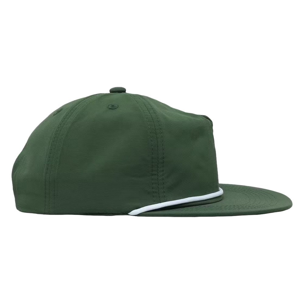 Malbon Evergreen Nylon Rope Golf Cap Evergreen - FW24 – Golfio