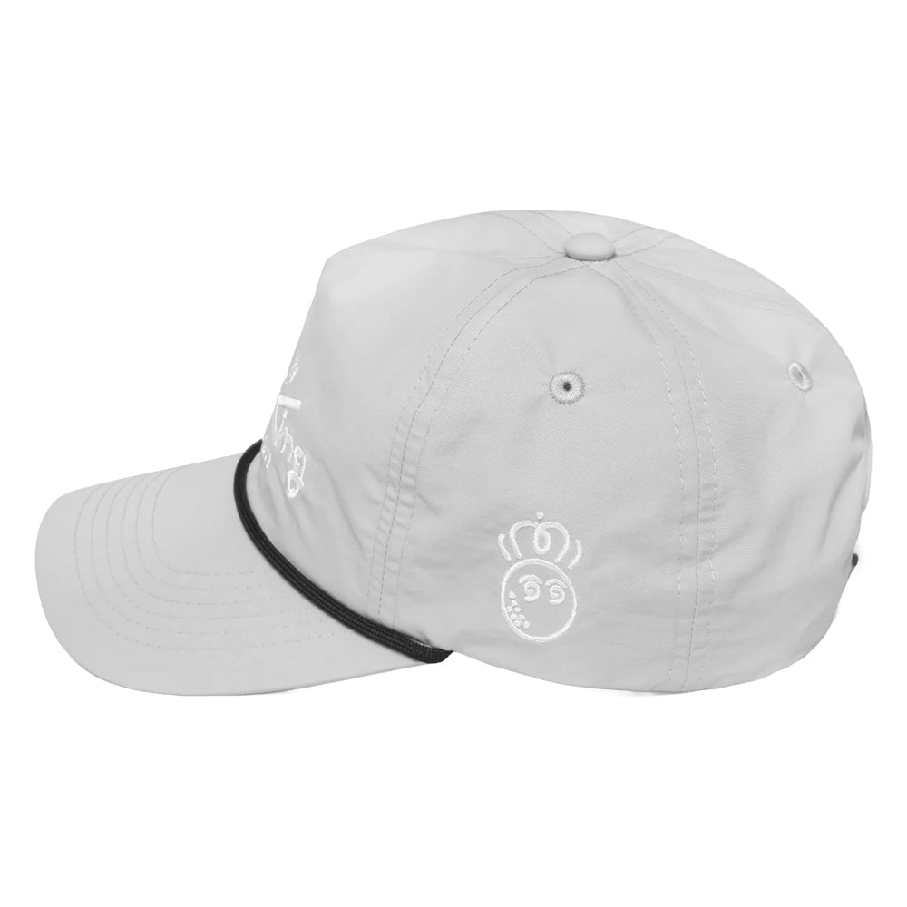Malbon Roll King Nylon Rope Golf Cap Steel - FW24 – Golfio