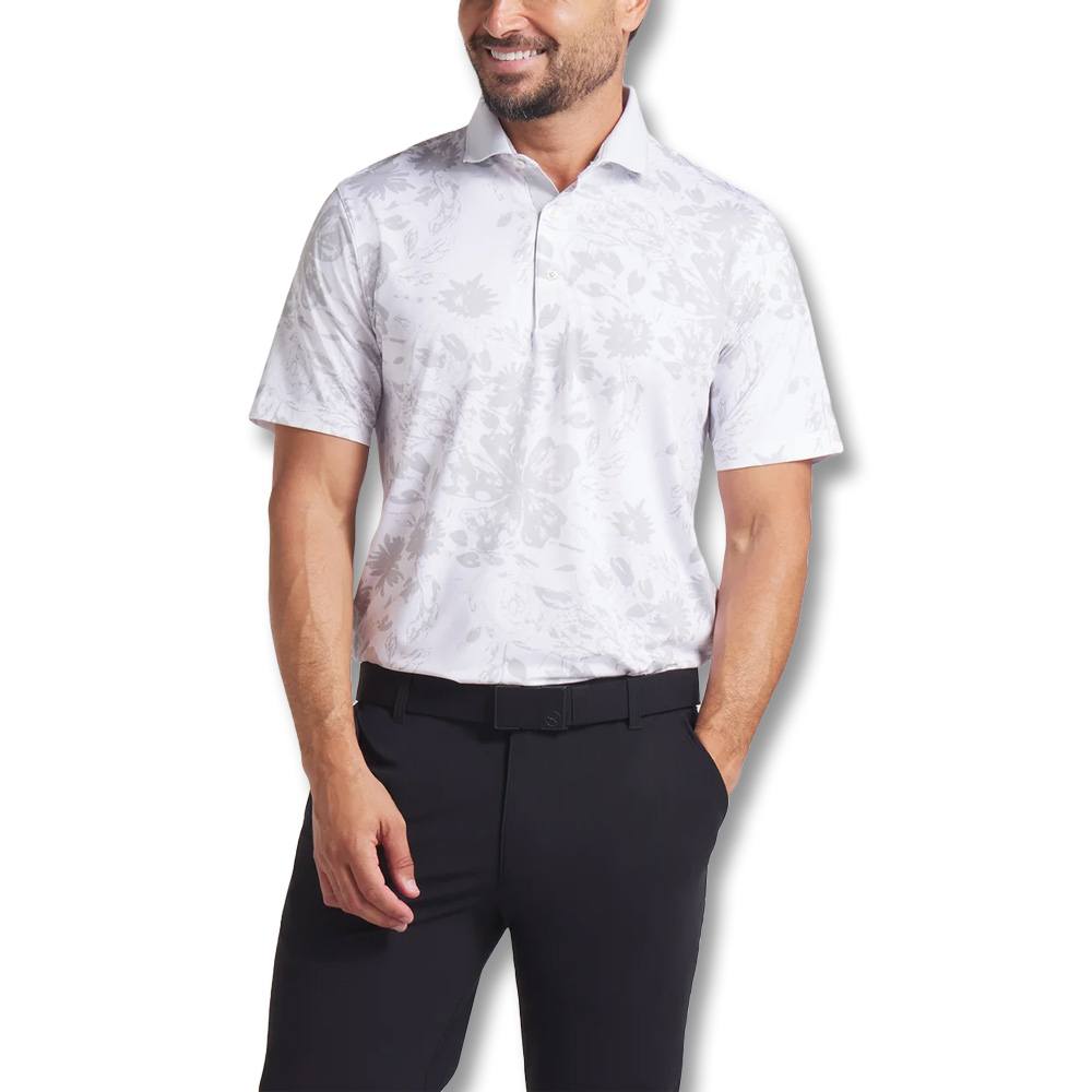PUMA MATTR Rose Golf Polo White - SS25 Men – Golfio