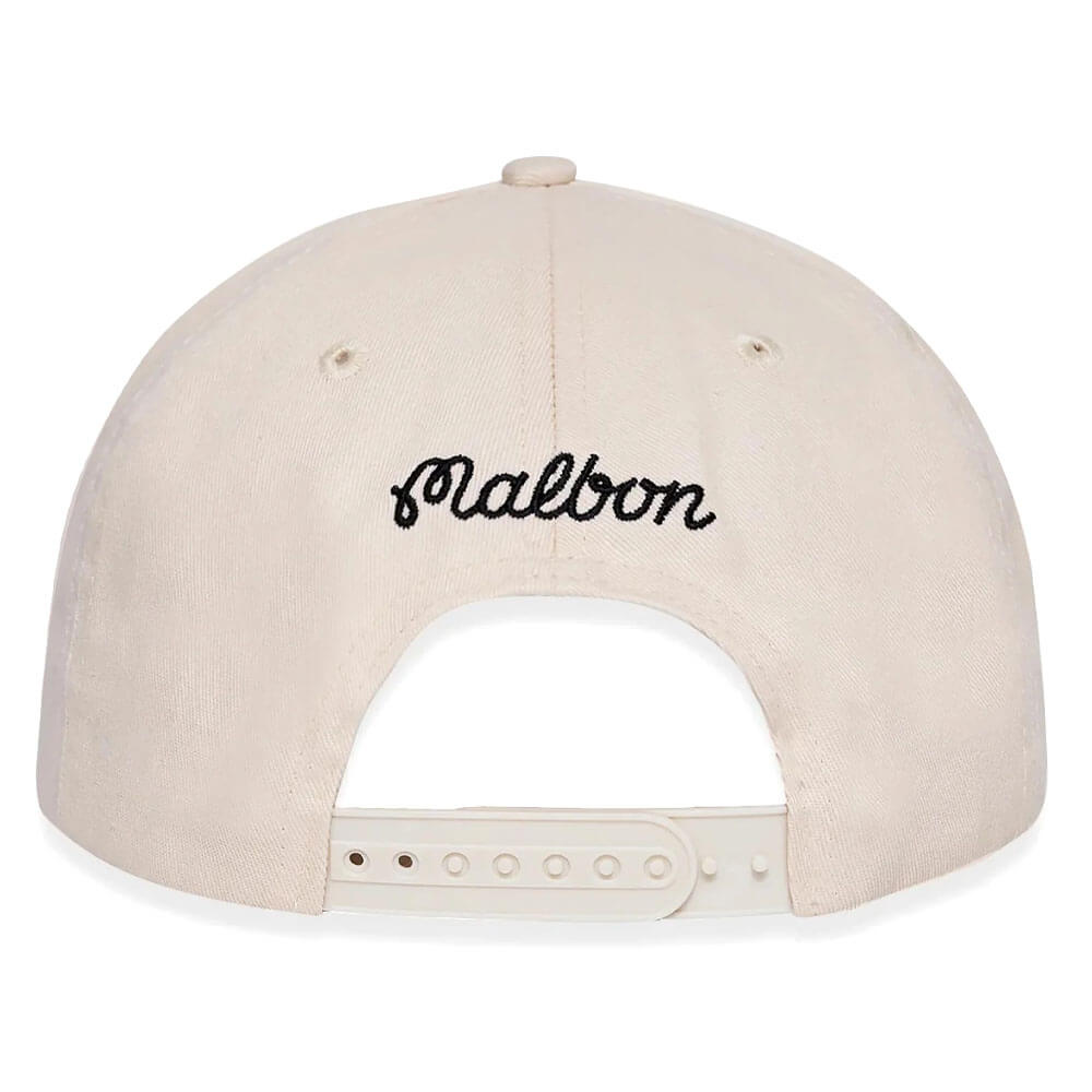 Malbon M Script Chainstitch Painters Golf Cap Ivory - SS25 Men – Golfio