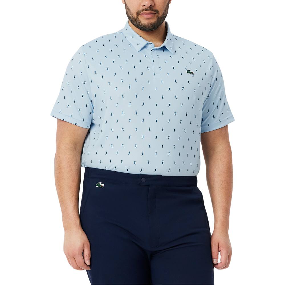 Lacoste Regular Fit UV Protect Golf Polo Light Blue - SS25 Men – Golfio