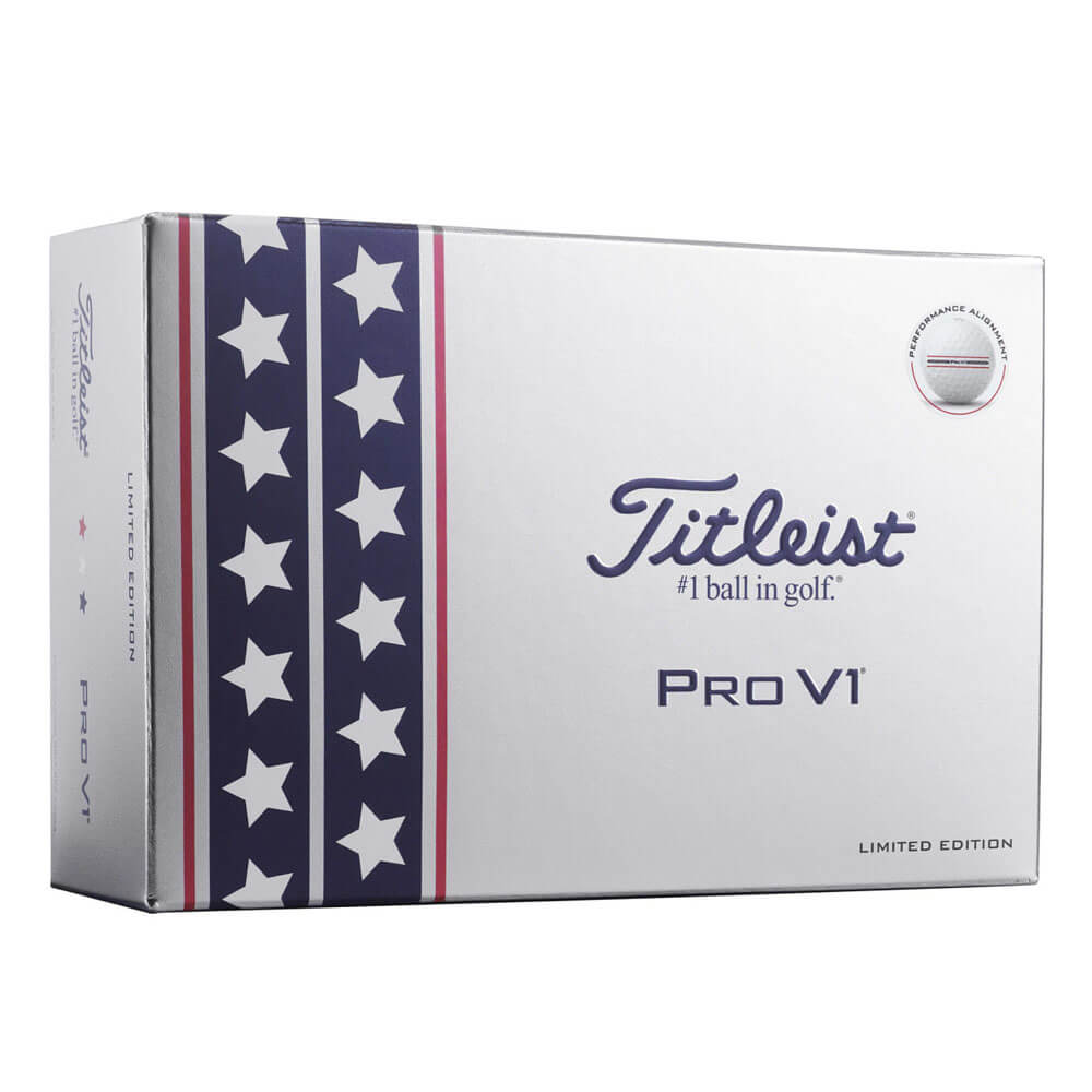 Titleist Pro V1 USA Performance Alignment 6-Balls Golf Balls – Golfio