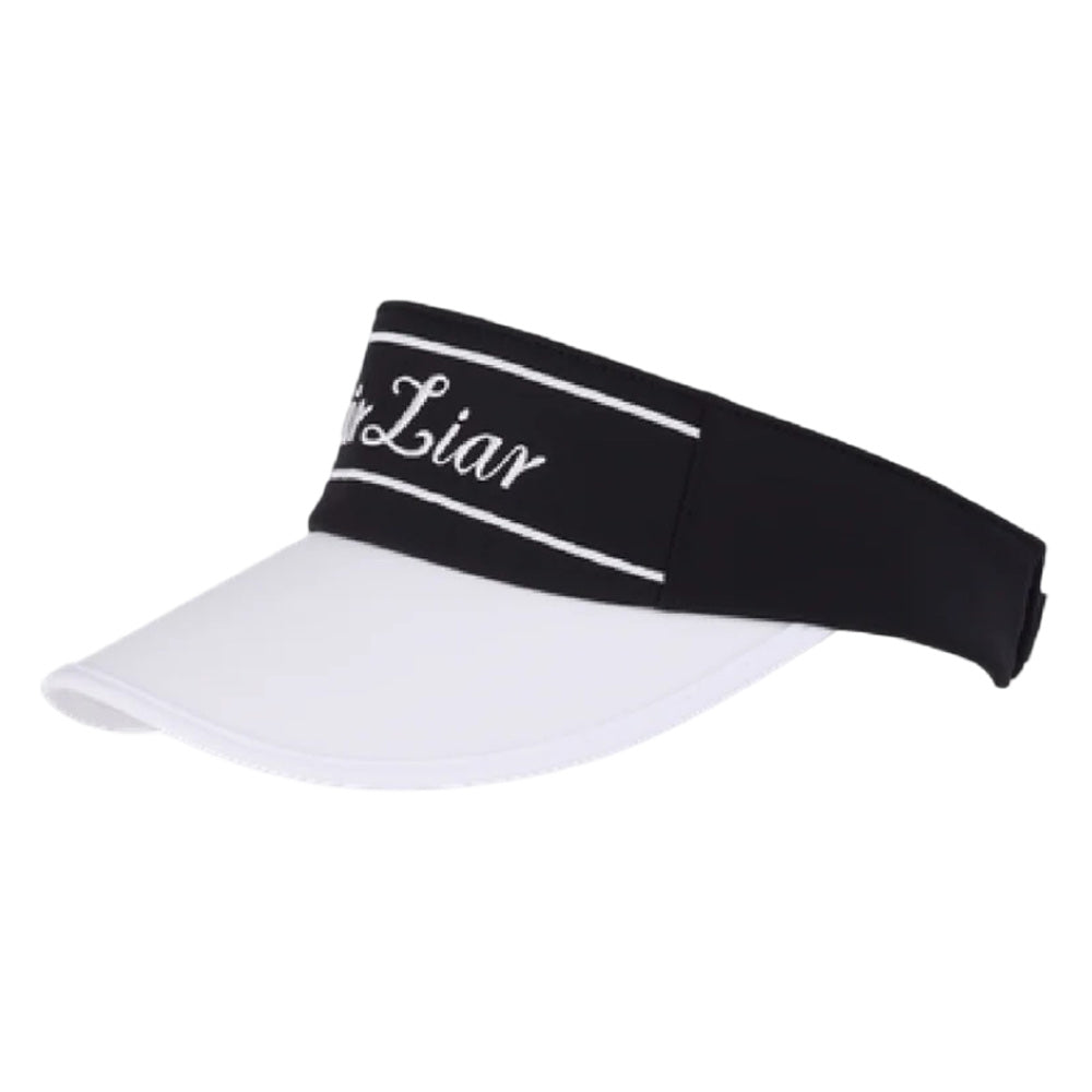 Fairliar Logo Embroidered Golf Visor Black - SS25 Women – Golfio