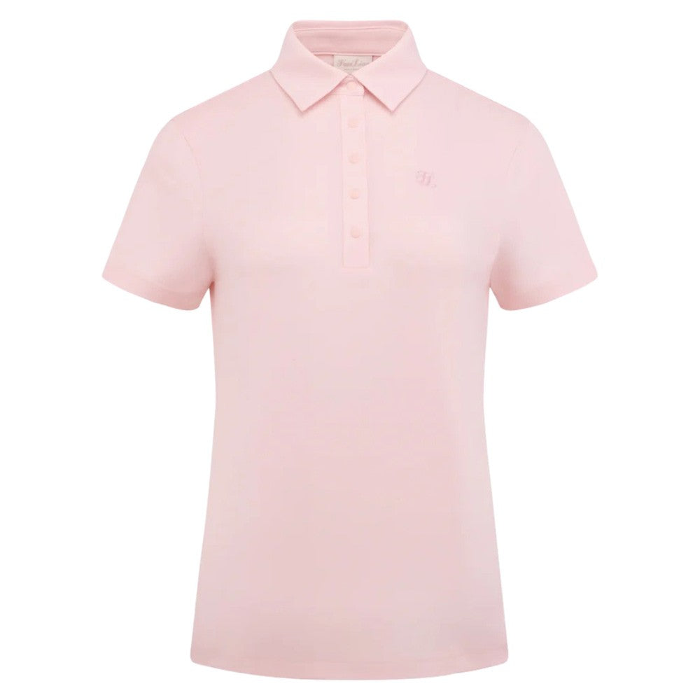 Fairliar Loose Fit Logo Symbol Golf Polo Pink - SS25 Women – Golfio