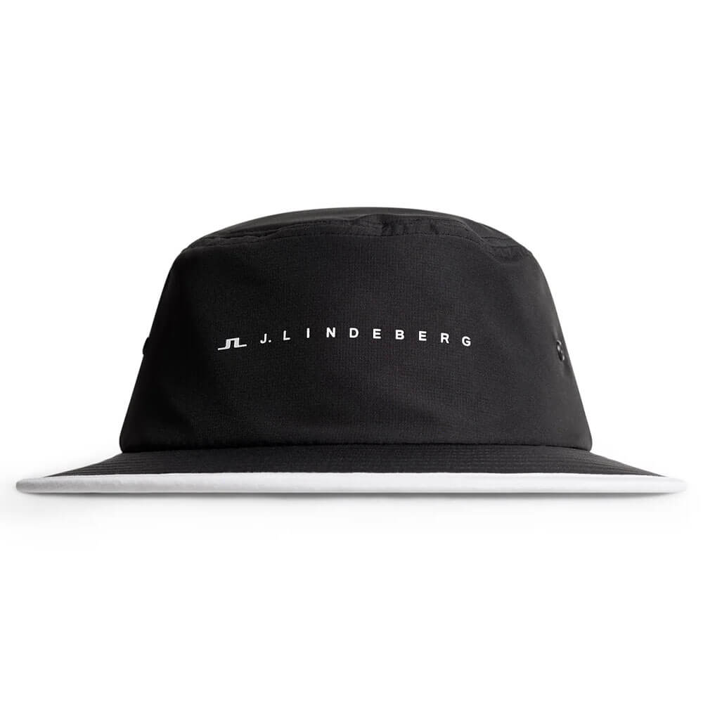 J.Lindeberg Danny Golf Bucket Hat Black - FW25 Men – Golfio