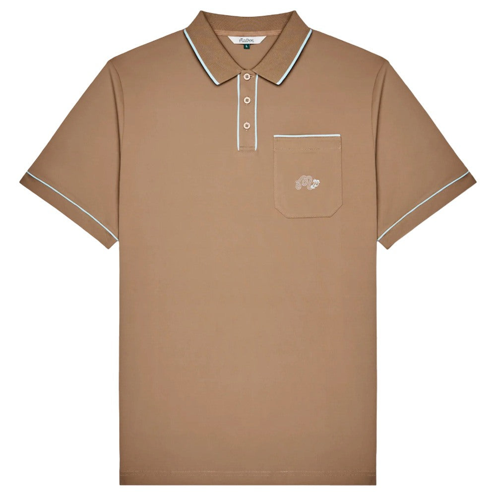 Malbon Dove Performance Pique Golf Polo Hawk - FW25 Men – Golfio