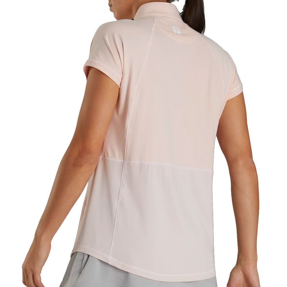 FootJoy Jersey Mini Stripe Zip Golf Pullover 2021 Women – Golfio